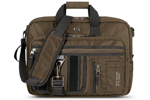 SOLONY Zone Hybrid UBN350-3 Briefcase Backpack Khaki - Paul Morger AG ...