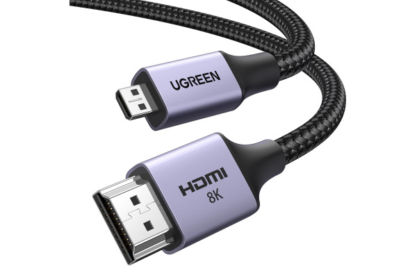 UGREEN Cable Micro HDMI to HDMI 8K 15517 2m,BB - Paul Morger AG Bürocenter