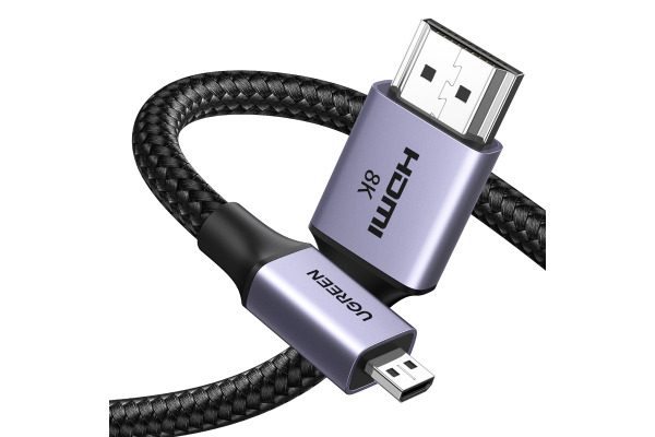 UGREEN Cable Micro HDMI to HDMI 8K 15517 2m,BB - Paul Morger AG Bürocenter