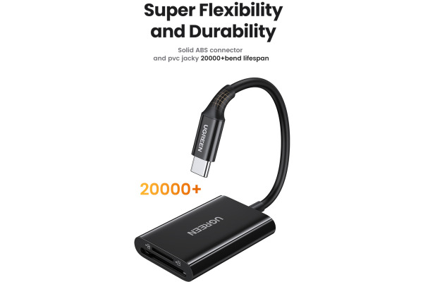 UGREEN Card Reader USB-C 3.0 35622 SD,TF, Black - Paul Morger AG Bürocenter