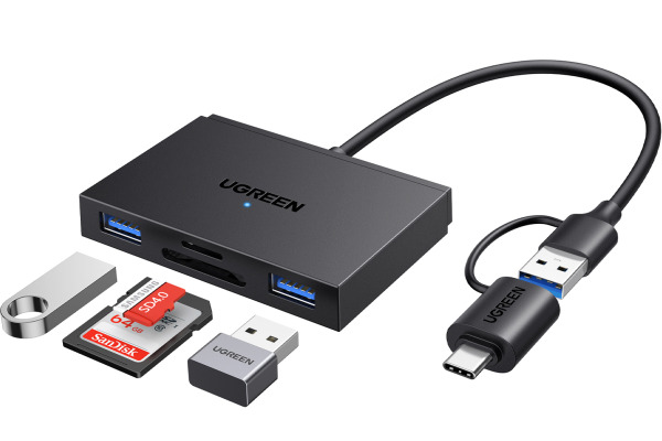 UGREEN 4in1 Card Reader 45167 USB-C3.0&USB-A 3.0,SD,TF - Paul Morger AG ...